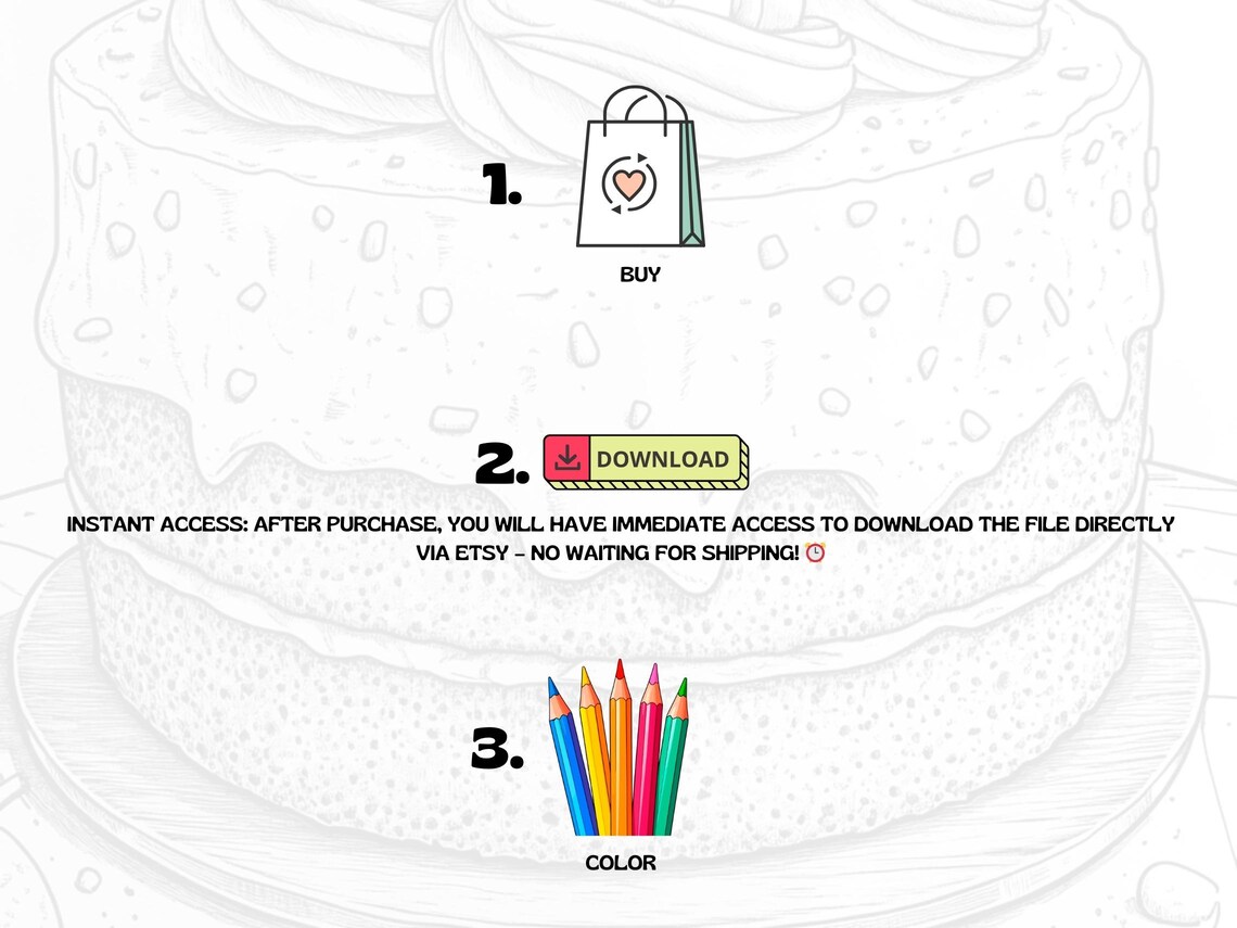 46 Food Art Coloring Pages, Edible Coloring Sheets, Coloring Book for ...