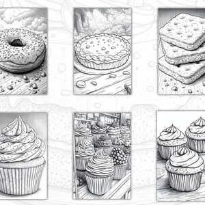 46 Food Art Coloring Pages, Donut Pie Coloring, Edible Muffin Coloring ...