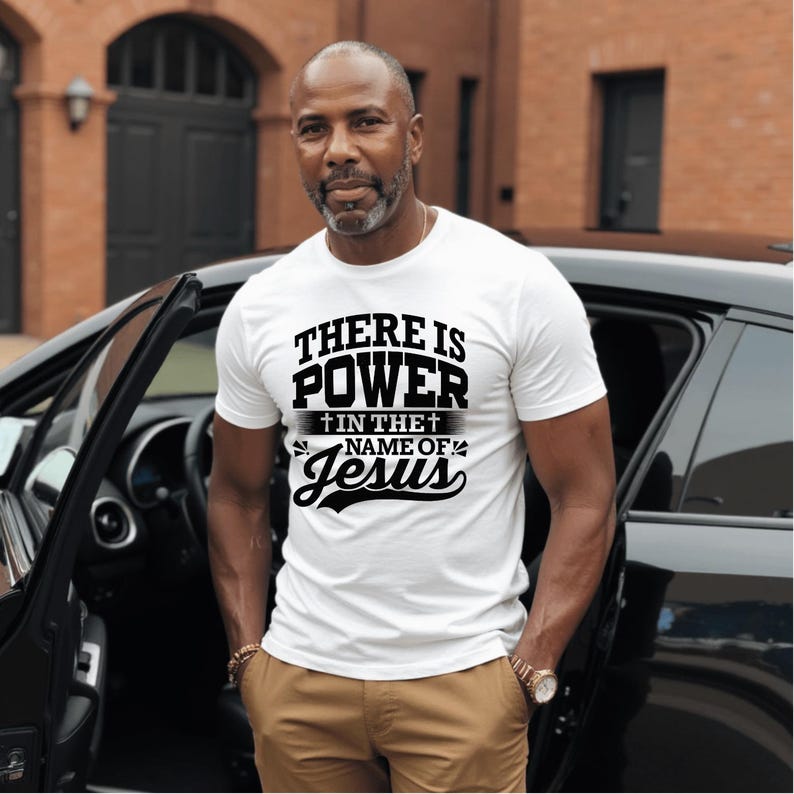 Jesus Name Power PNG: Christian Shirt Design, Faith Sublimation ...