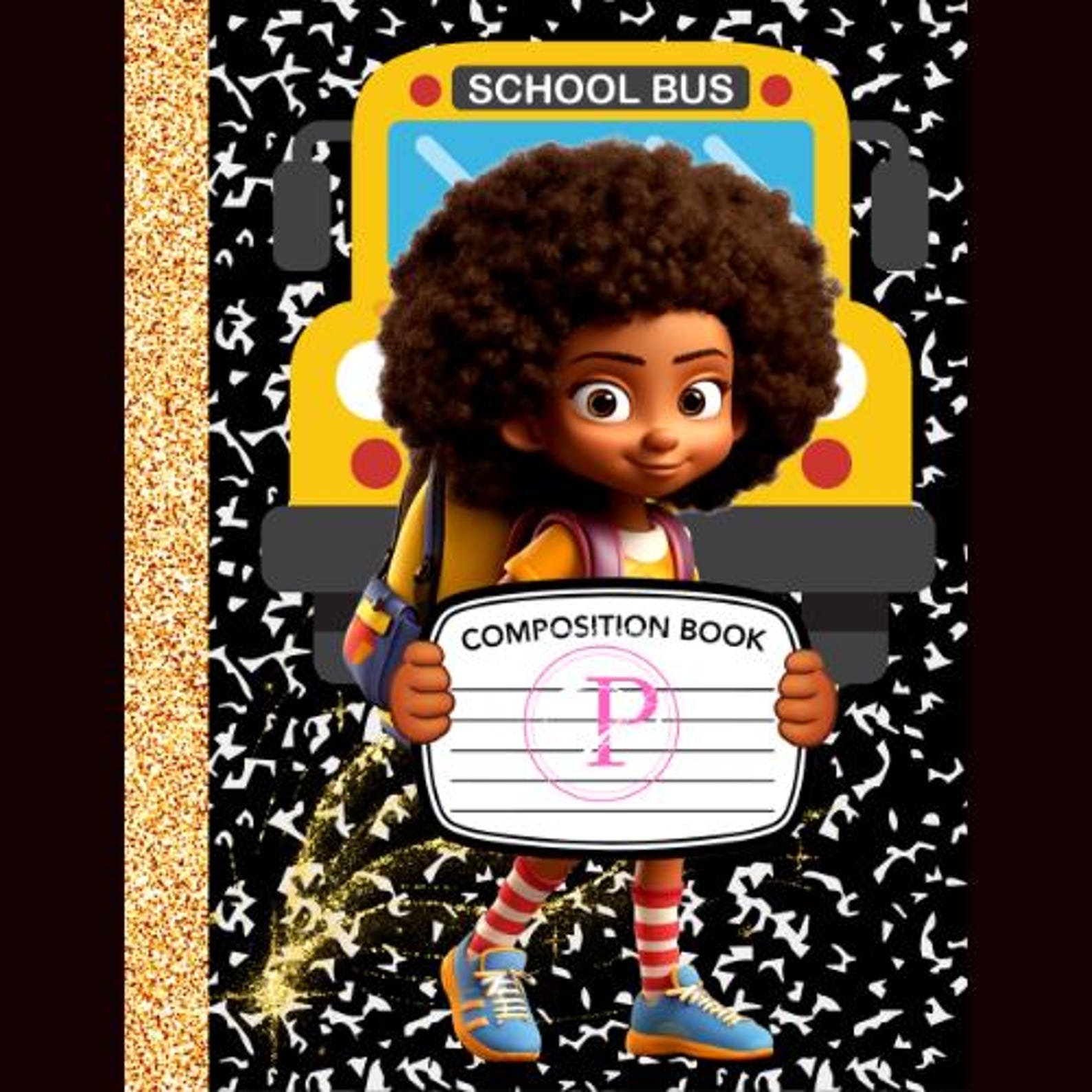 Back to School Composition Notebook Cover Bundle – Teachers, Digital ...