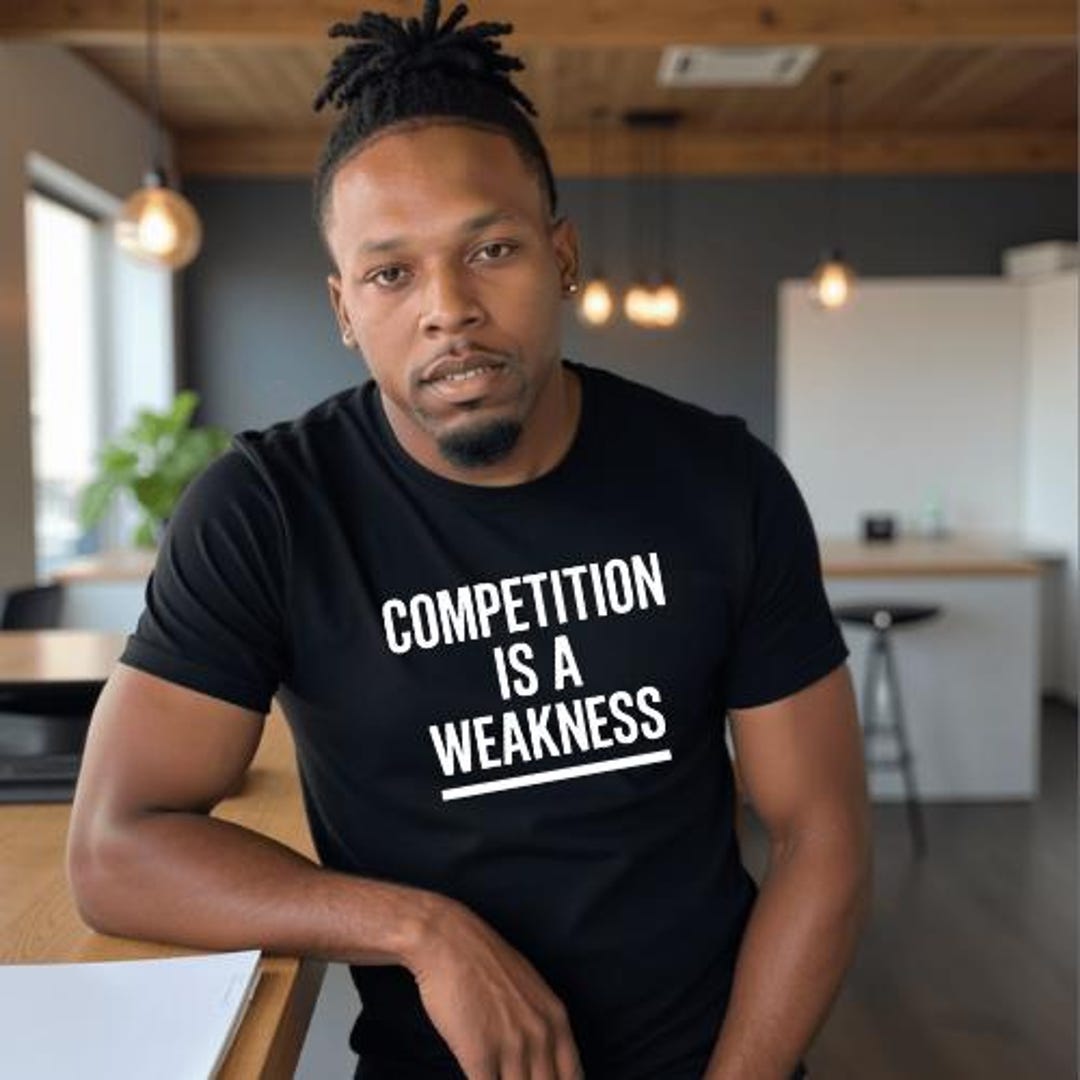 Competition is a Weakness PNG | Motivational T-shirt Design | Digital ...