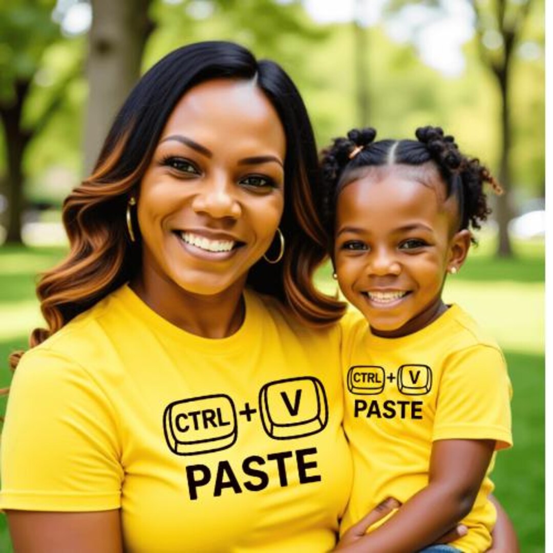 Ctrl + V Paste Shirt PNG | Funny Tech Sig | Copy Paste Matching Shirt ...