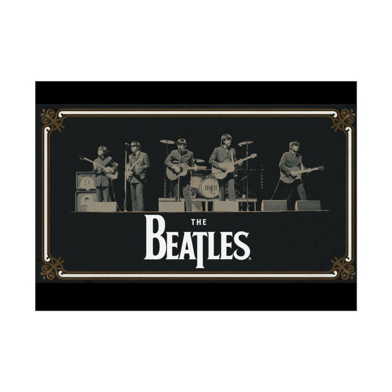 The Beatles Poster - Etsy