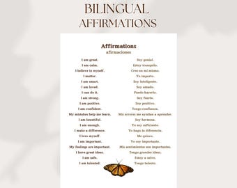 Bilingual Feelings Poster, Spanish English Emotions Chart, Bilingual ...