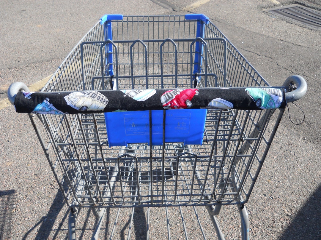 Grocery Cart Handle Cover W Volkswagon Bus Recycled Denim Jeans Grocery ...