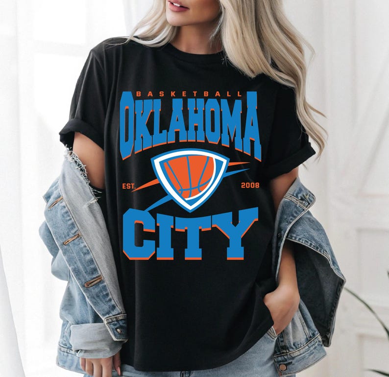 Oklahoma City Basketball Svg Png | OKC Basketball Digital File ...
