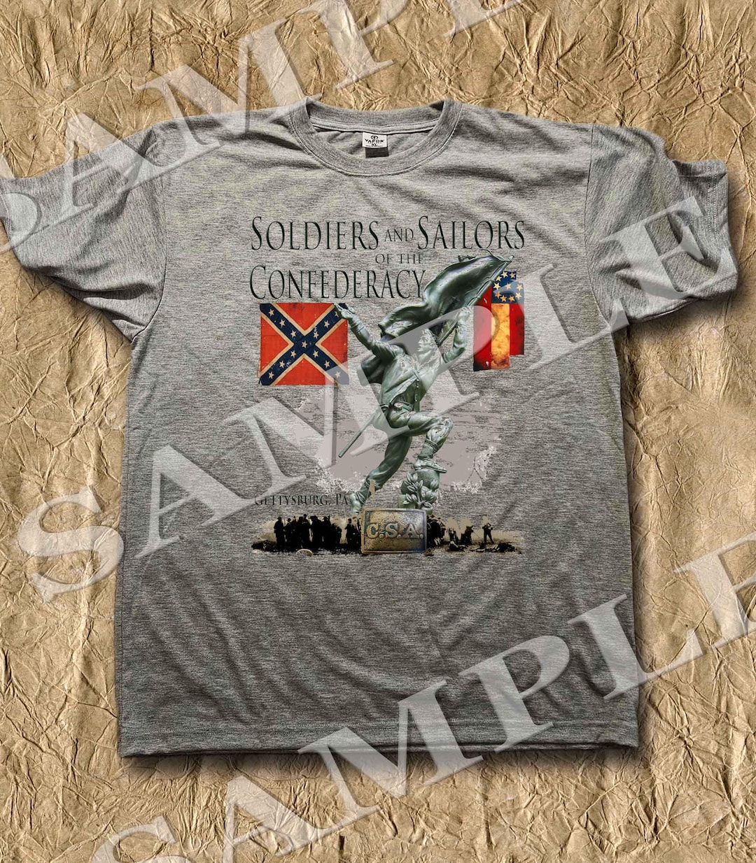 American Civil War T Shirt Soldiers and Sailors of the Confederacy ...