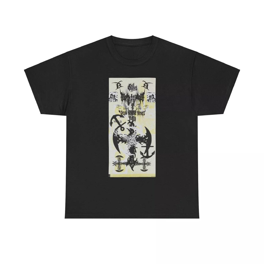 Bladee Cold Visions CV Anchor Tee Shirt - Etsy