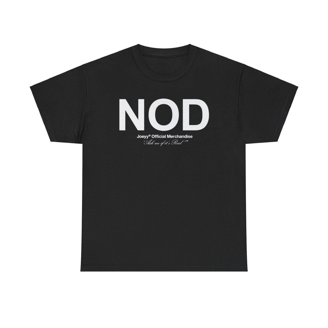 Joeyy NOD Black Tee Shirt Merch - Etsy