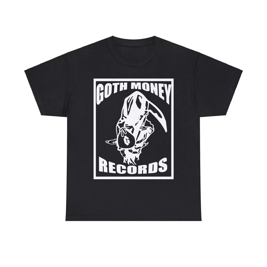 Goth Money Records - Grim Reaper Tee Shirt - Etsy