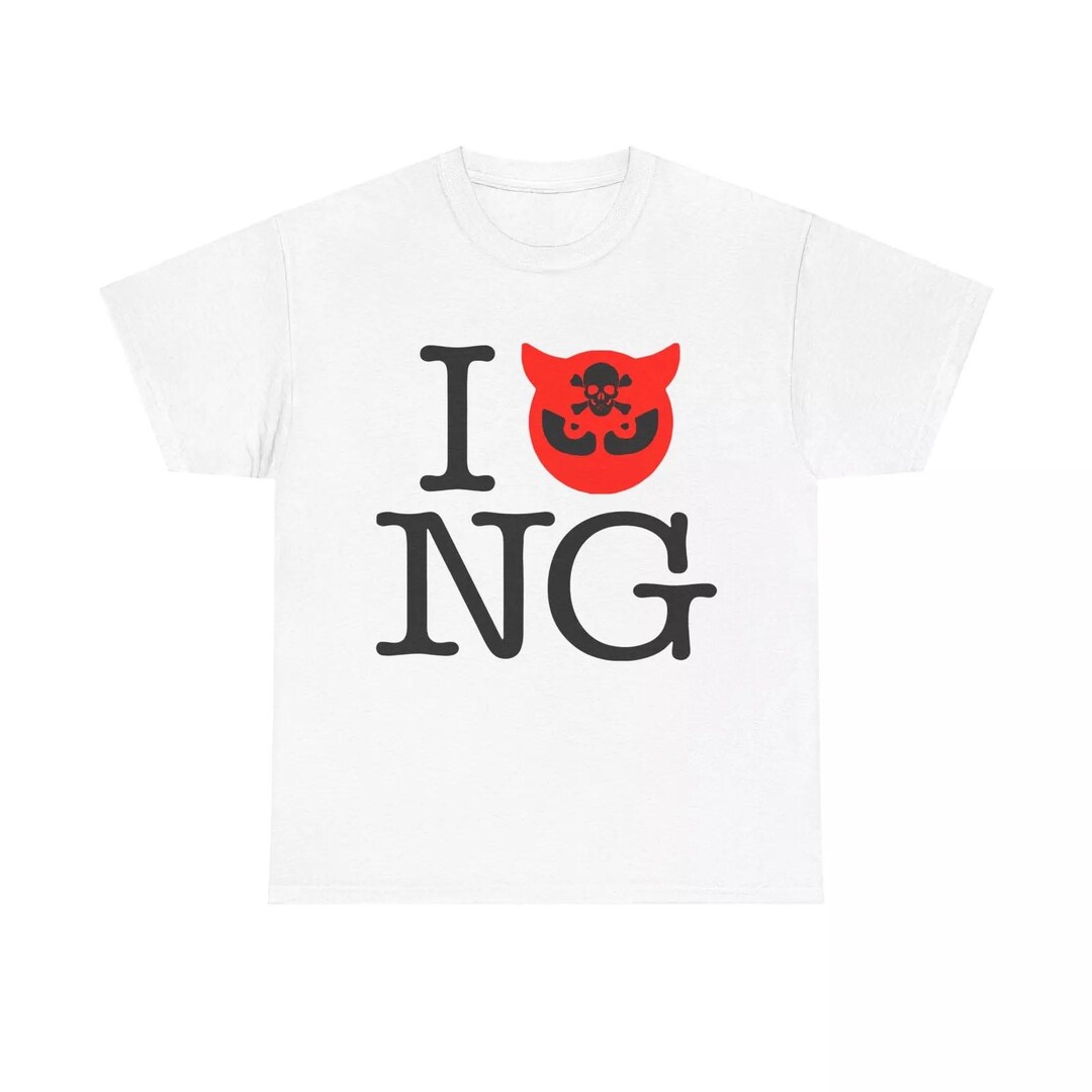 I Love NG I Luv Novagang White Tee Shirt - Etsy