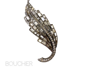 Marcel Boucher Swirl Wave Brooch Pin - Etsy
