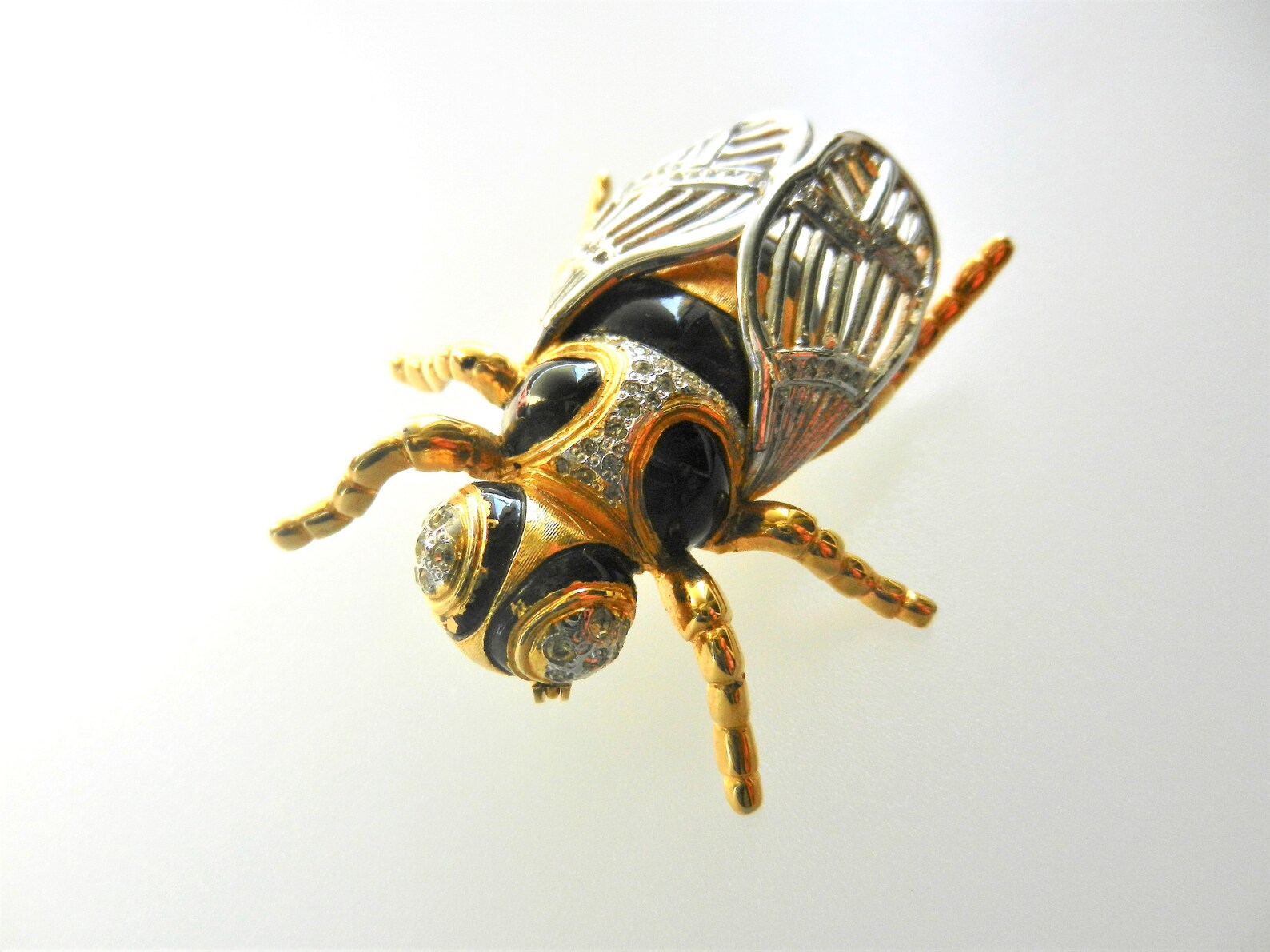 Vtg Large rare VOGUE BIJOUX Insect fly BROOCH pin high | Etsy