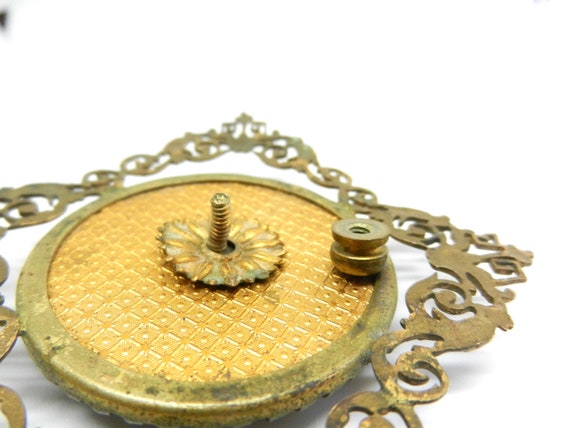 Late 1800s Victorian Hand Painted Miniature Portrait … - Gem