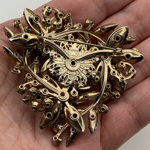 Amazing Beau Jewels Warm Autumn Colors Swarovski Crystal Huge Swedge ...