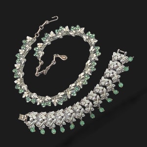 CORO (pegasus) Demi-parure "spring Ivy" Necklace & Bracelet Set ...