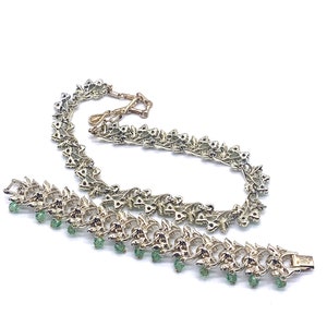 CORO (pegasus) Demi-parure "spring Ivy" Necklace & Bracelet Set ...