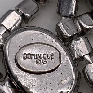 Showy and Bold Dominique by Dominic Detoro Diamante Bracelet ...