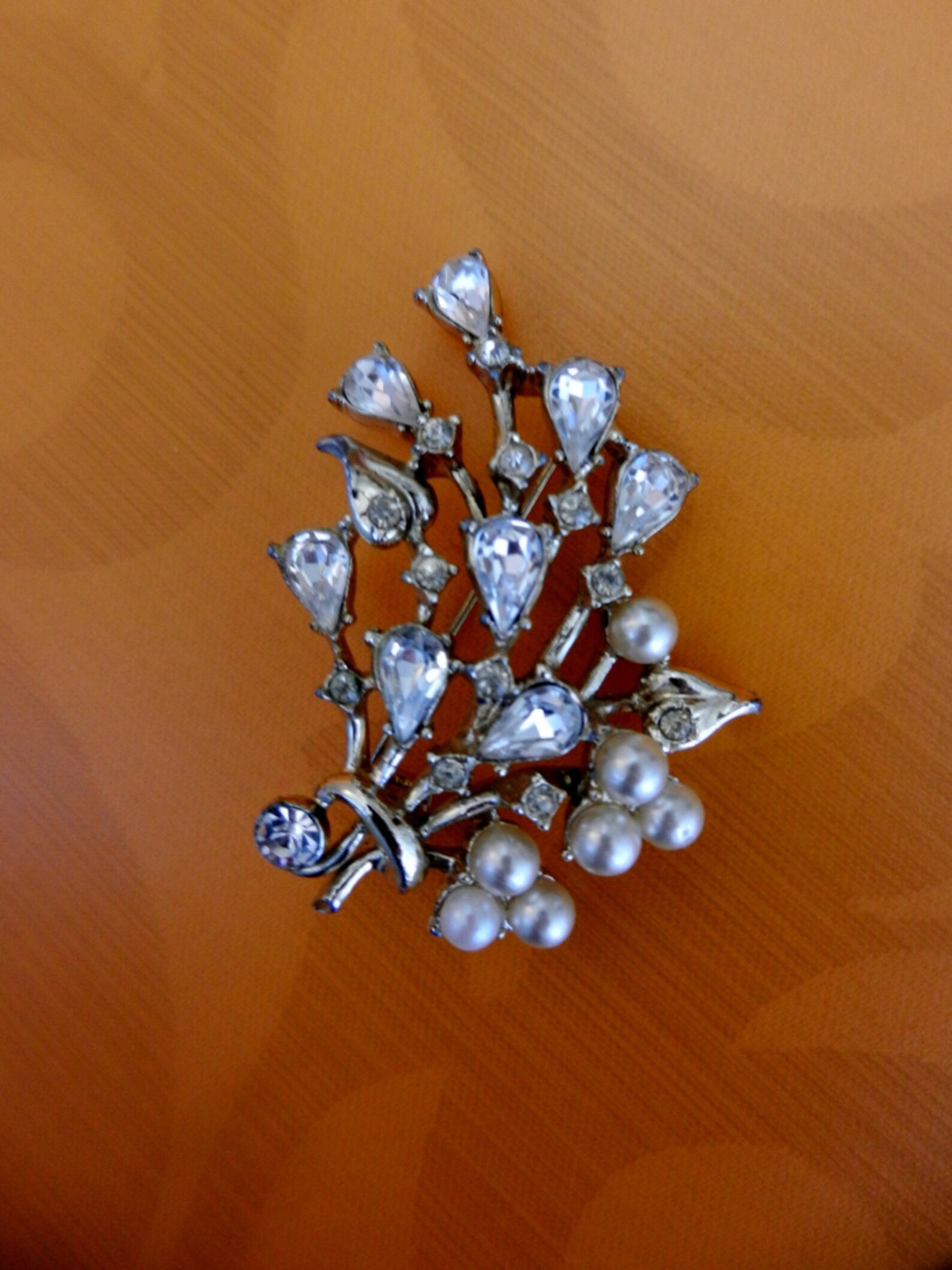 Ancient Grandmother's Brooch, Italian Vintage 1960 - Flowery Branch Pin ...