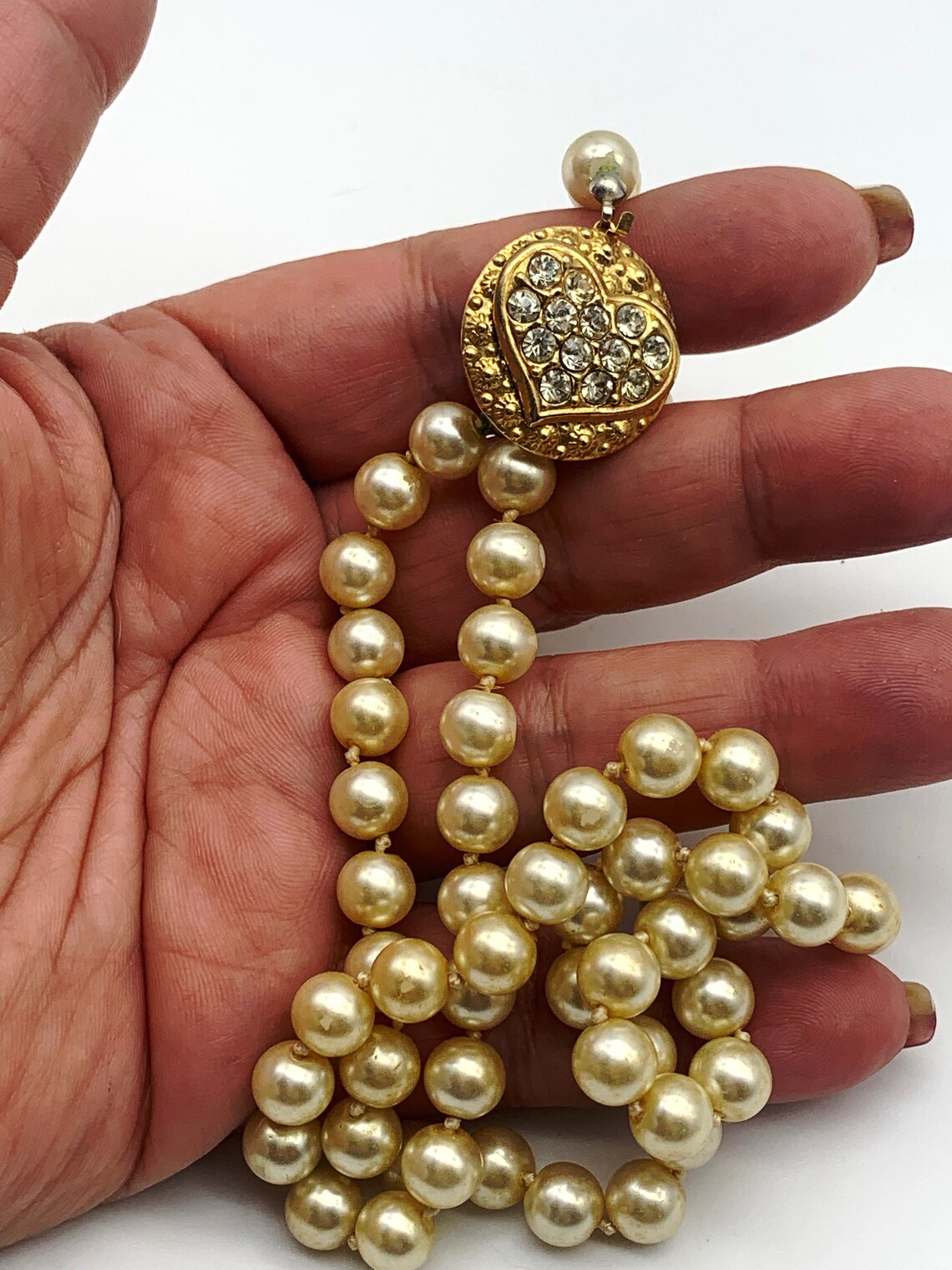 Flappers Girls Gorgeous Antique Simulated Pearls Necklace - Etsy