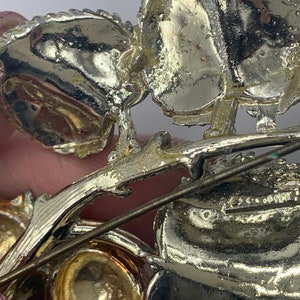 Vintage EXQUISITE Tree Series Enamel Hazel Leaf Brooch Brooch ...