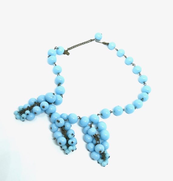 1940s Vegetables jewels style 3 cluster/grapes choke… - Gem