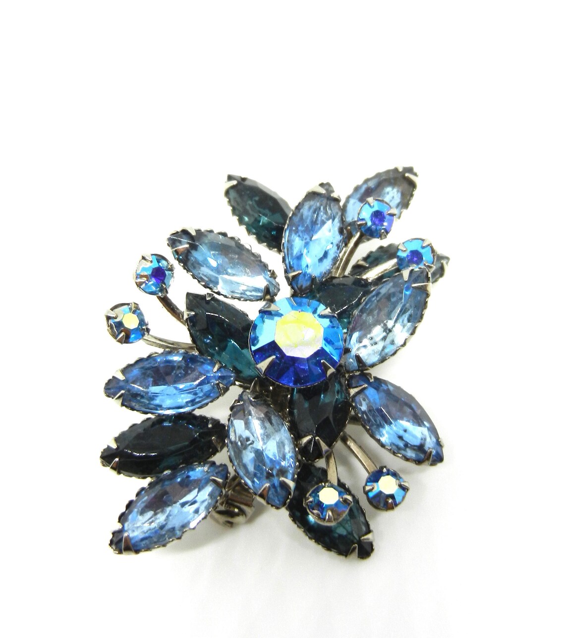 Beau Jewels Midnight Blue/pale Blue/ and AB Crystal Charming Swedge ...