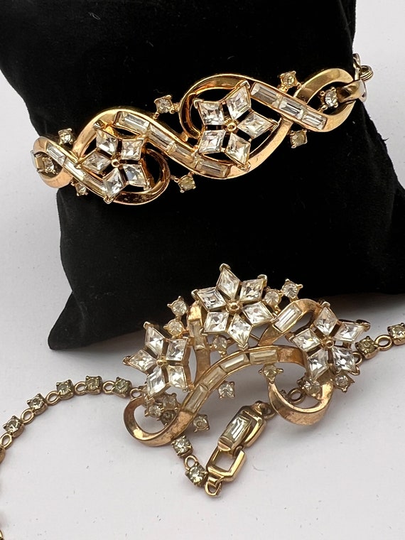 1952 rare Signed Trifari Alfred Philippe Design, Twi… - Gem