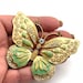 Vintage Kenneth Jay Lane Butterfly Brooch - Huge, Dimensional Butterfly ...