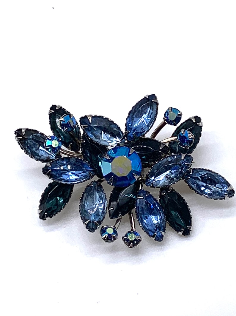Beau Jewels Midnight Blue/pale Blue/ and AB Crystal Charming Swedge ...