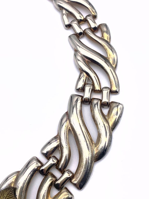 Modernist Etruscan style inspired Ornate silver/gold… - Gem