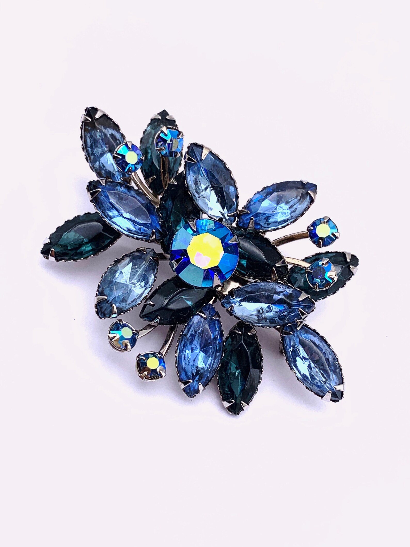 Beau Jewels Midnight Blue/pale Blue/ and AB Crystal Charming Swedge ...