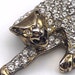 Stunning Crystals Panther Pin - High-end Quality Figural Feline Pin in ...