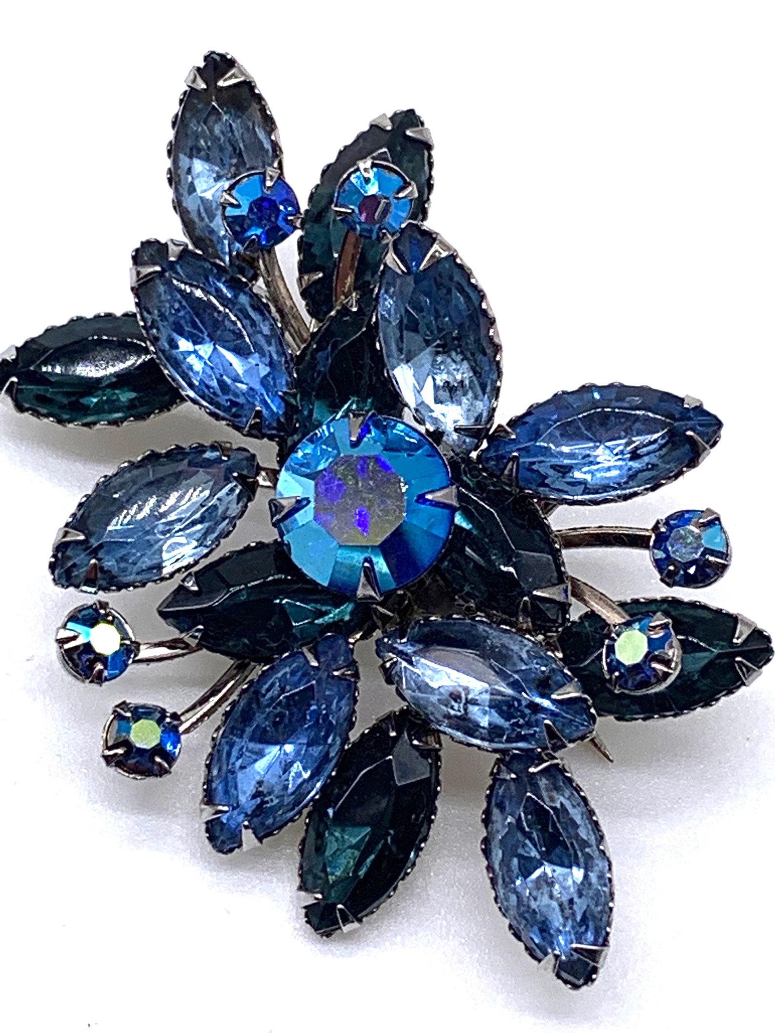 Beau Jewels Midnight Blue/pale Blue/ and AB Crystal Charming Swedge ...