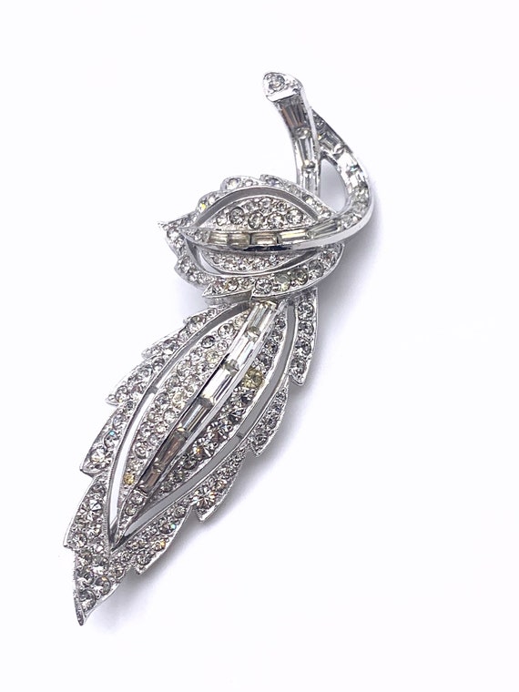 1957 Kramer Diamond Look collection Brooch - Amazing … - Gem