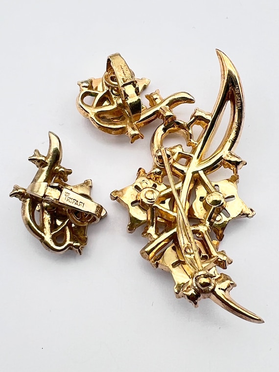 1952 Signed Trifari Alfred Philippe Design, Twinkle S… - Gem