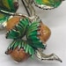 Vintage EXQUISITE Tree Series Enamel Hazel Leaf Brooch Brooch ...