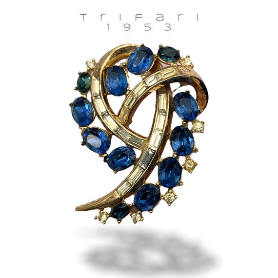 Rare TRIFARI Alfred Philippe 1953 PAT PEND (170,281) … - Gem