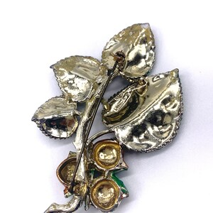 Vintage EXQUISITE Tree Series Enamel Hazel Leaf Brooch Brooch ...