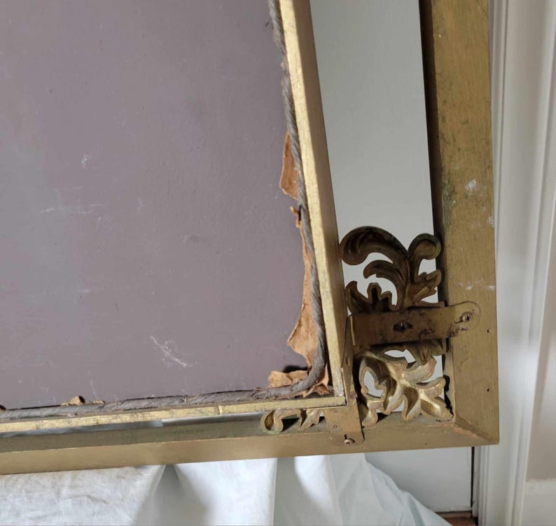 Gold Shadow Box Mirrored Knick Knack Display Shelving Unit, Ready to ...