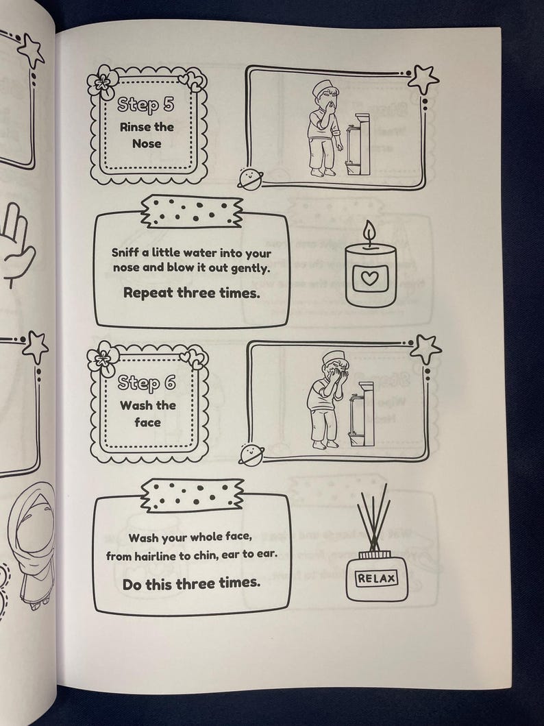 Muslim Girl's Prayer Activity Book: Interactive Salah Guide - Etsy ...