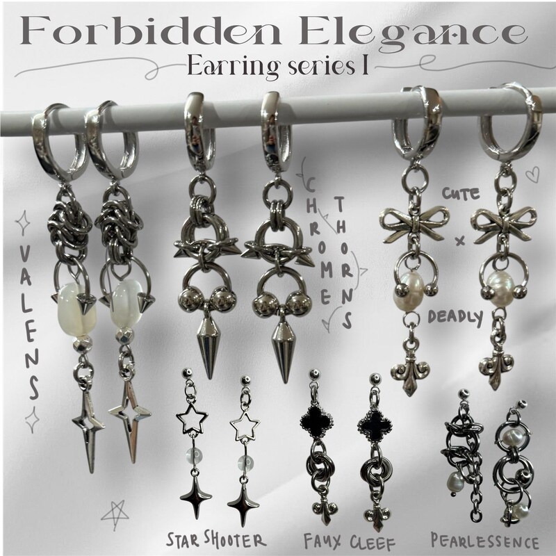 Grunge Earrings - Etsy