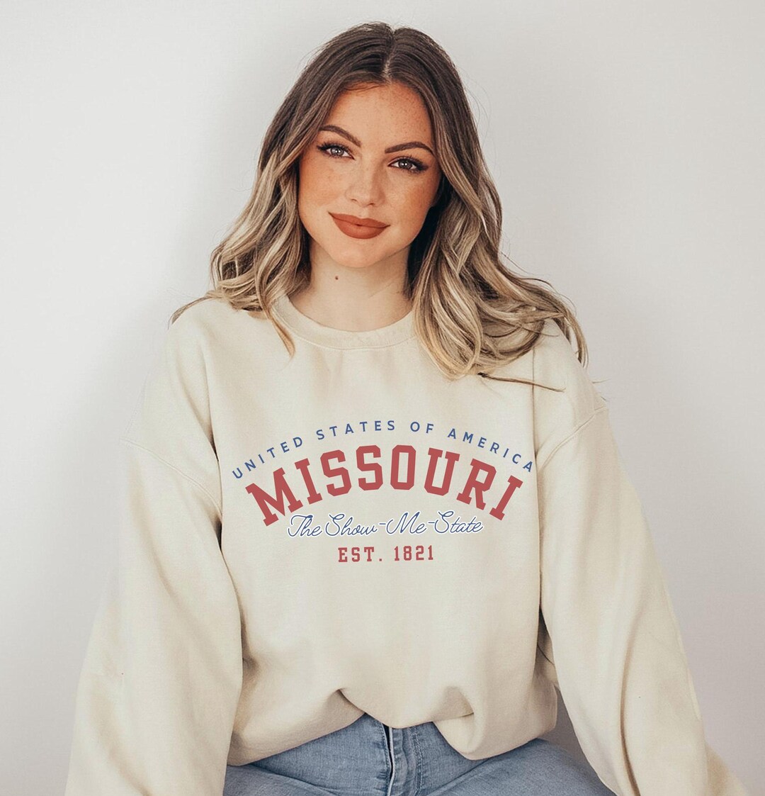 Missouri Sweatshirt Unisex Crewneck Sweater Missouri Gift for Game Day ...