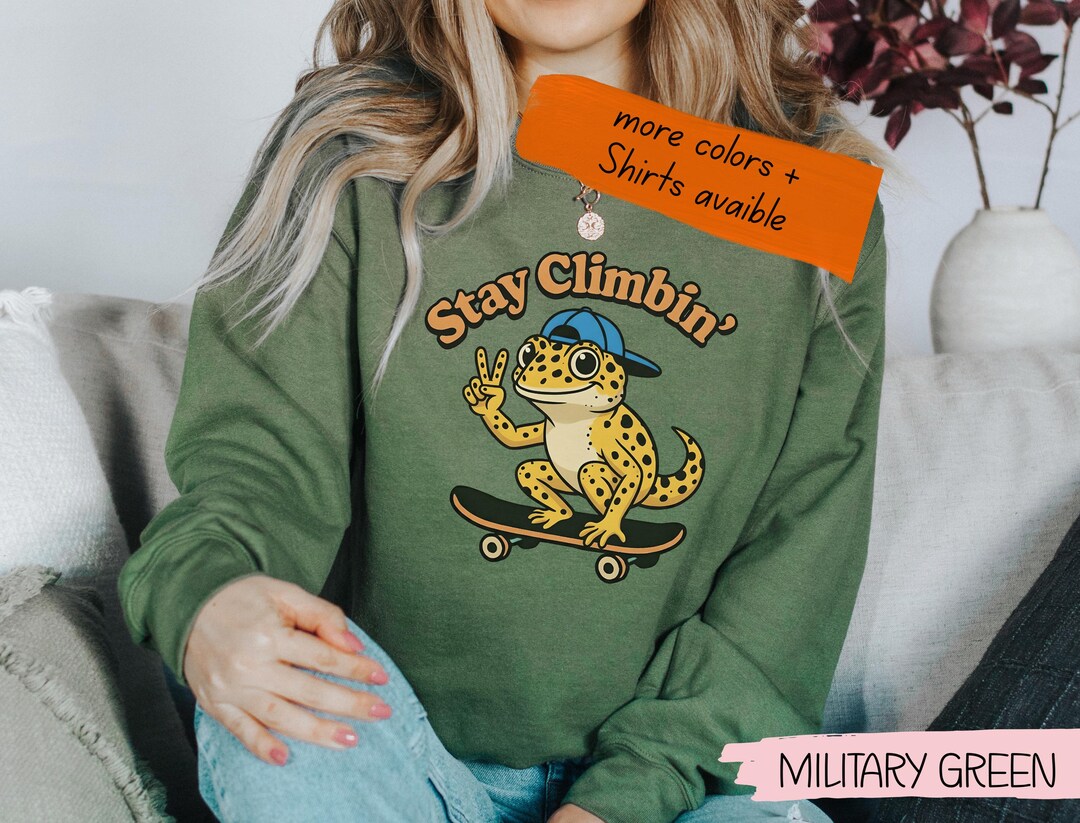 Funny Leopard Gecko Shirt, Leopard Gecko Sweater, Leopard Gecko Gift ...