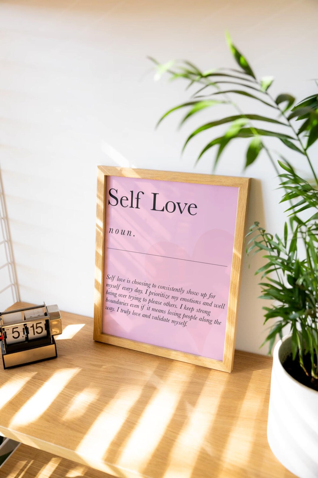 Inspirational Self Love Printable Poster, Affirmations Wall Art ...