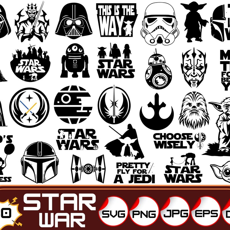 Starwars Svg - Etsy