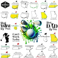 Masters Golf Tournament PNG & SVG Digital Download - Instant Download ...