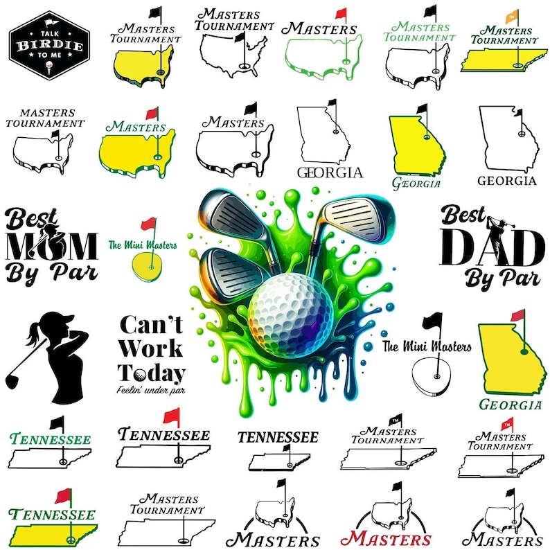 Augusta Golf Tournament Symbol: SVG, PNG Files (digital Download) - Etsy