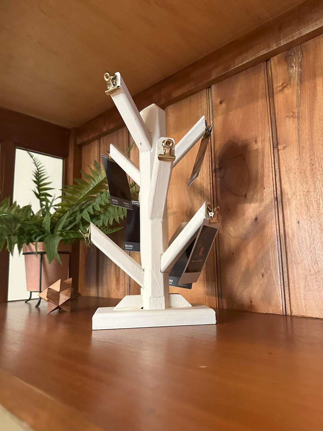 Handcrafted Polaroid Picture Tree – Rustic Display Stand for Instax ...