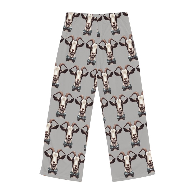 Goat Mama Women's Pajama Pants, Comfy Jersey Knit, Bowtie Goat Print ...